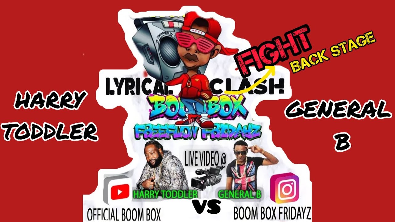 General B Pushed Off BoomBox Stage On Live Stream After Back Stage ...