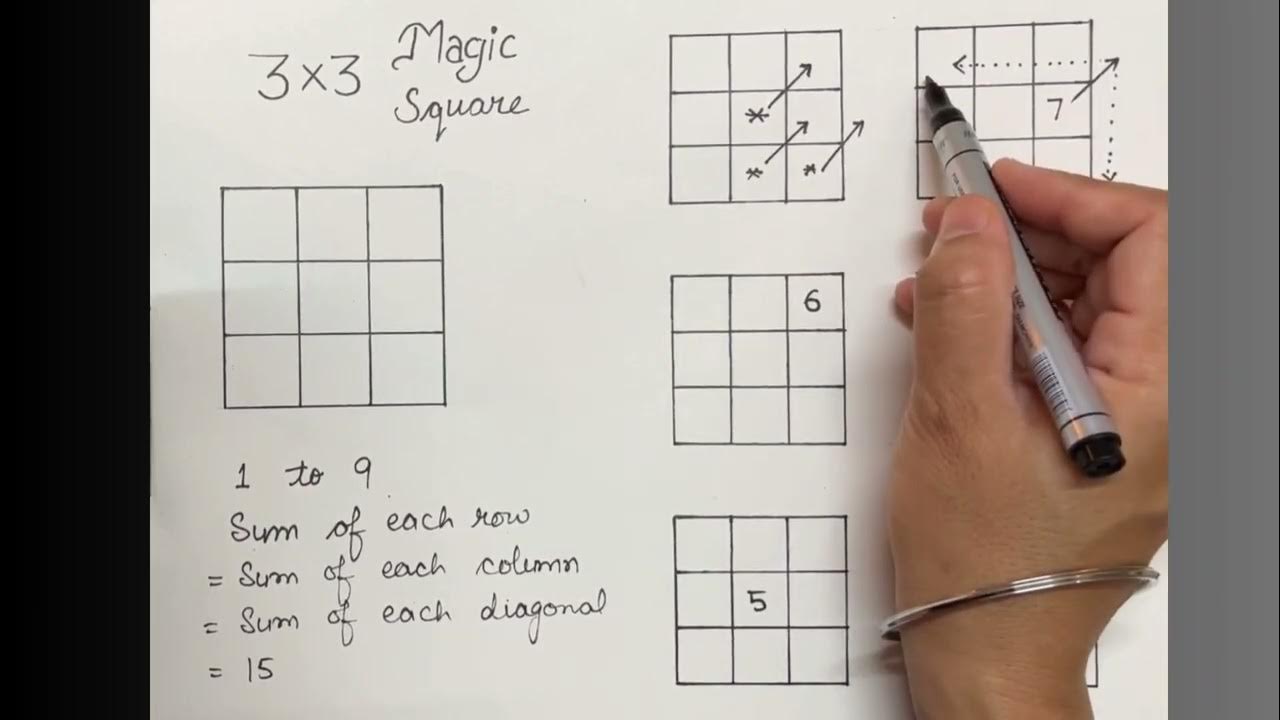 How to Create a 3x3 Magic Square - YouTube
