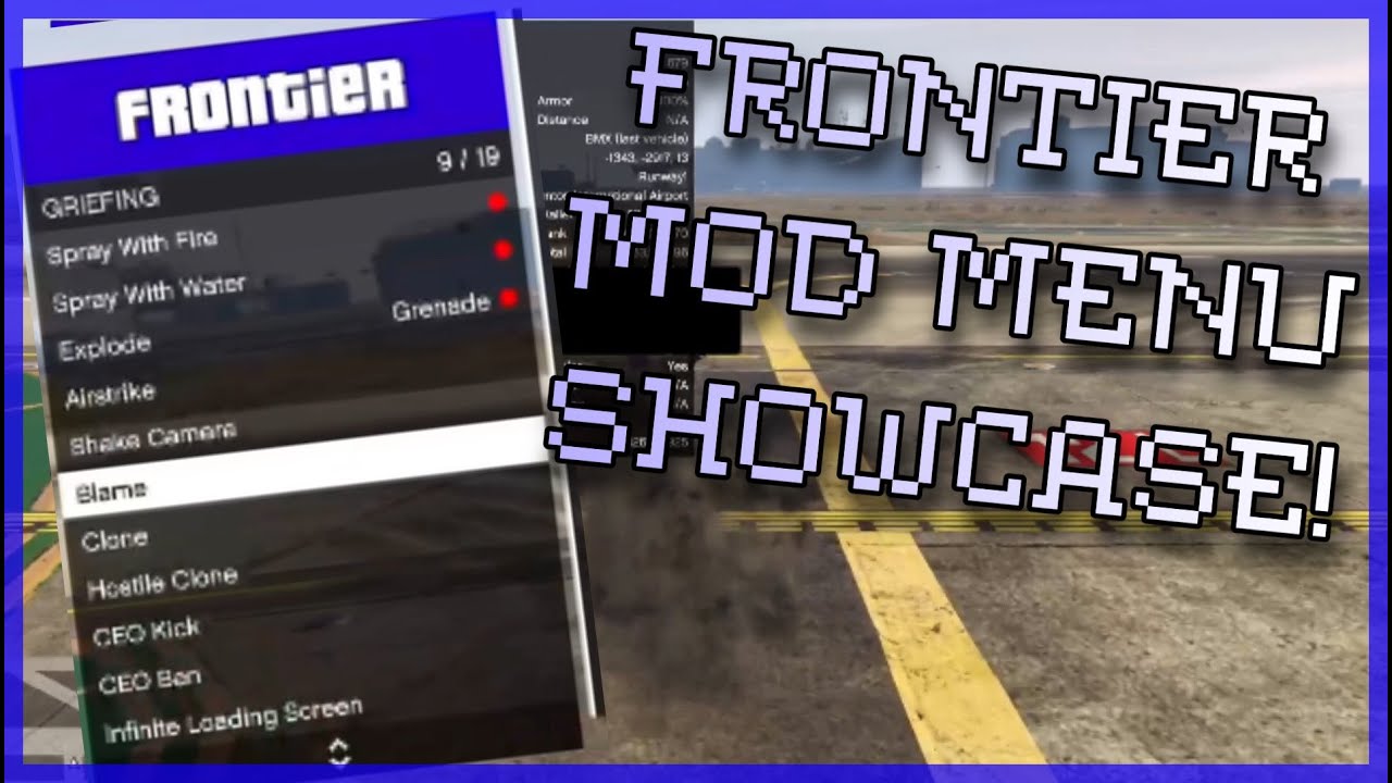 FRONTIER MOD MENU | NEW MENU | FRESH RELEASE | PURCHASE AND SHOWCASE ...