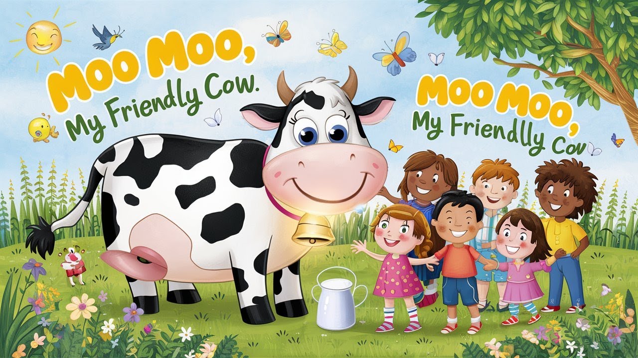 Moo Moo Magic Fun with My Friendly Cow! | Hindi Rhymes Collection for Children by Infobells | P ...
