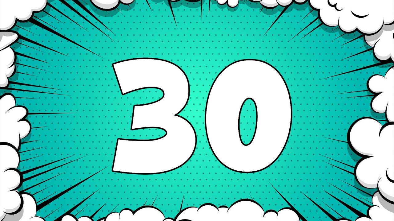 30 Second Comic Book Countdown Timer: Get Ready for the Next Big ...