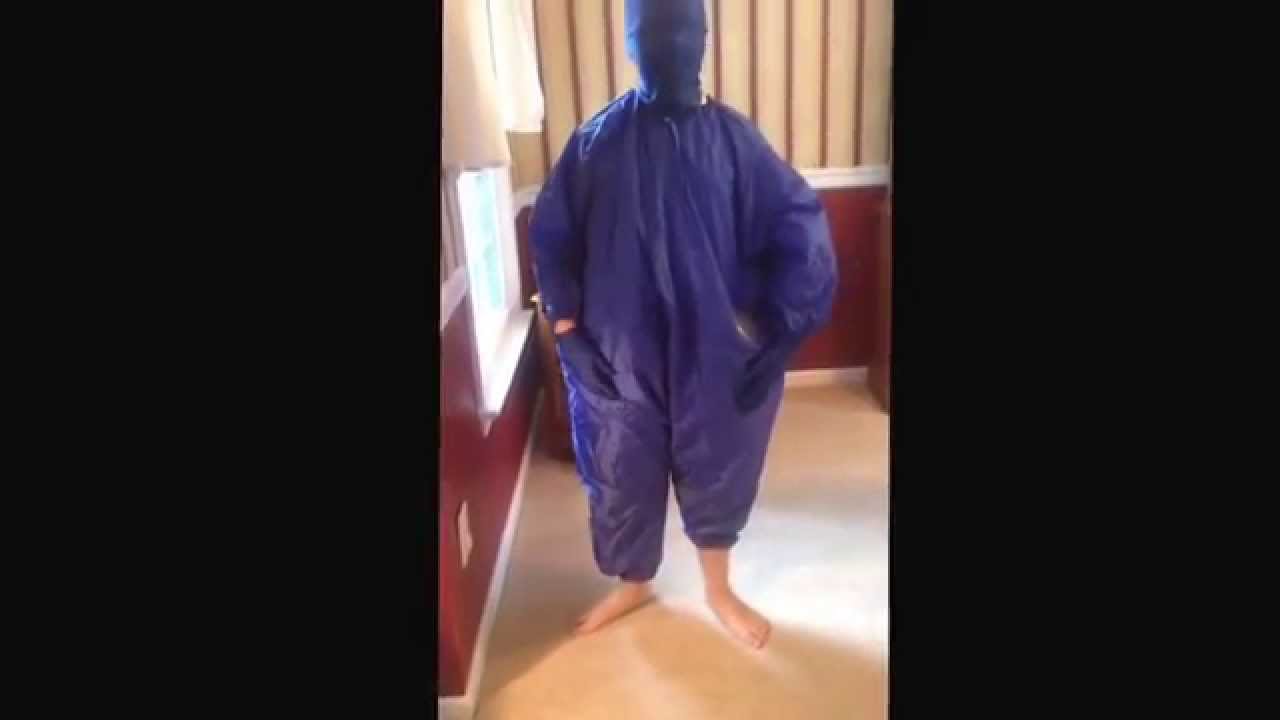 Inflatable morph suit fun with time lapse - YouTube
