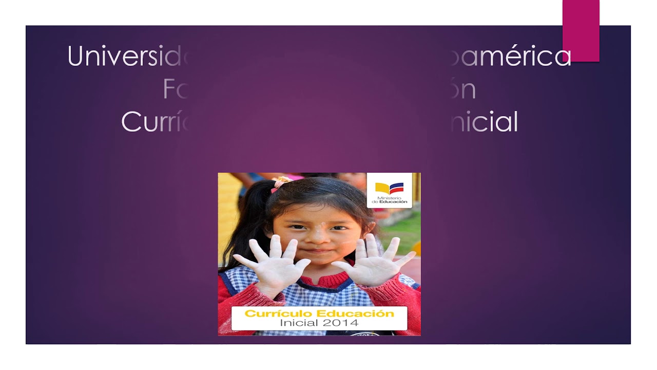 Currículo de Educación Inicial - YouTube