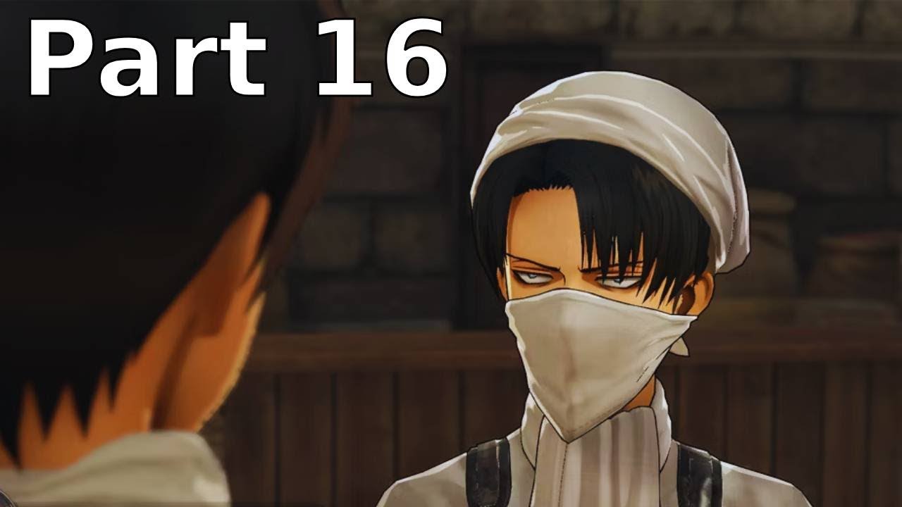 ATTACK ON TITAN 2 CLEANING WITH LEVI - No Commentary Gameplay Part 16 ...