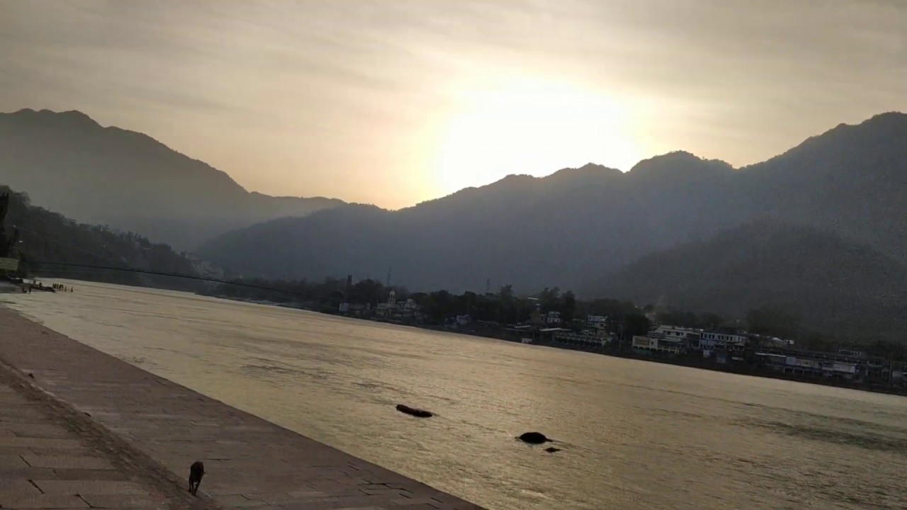 Sunrise view at Rishikesh - YouTube