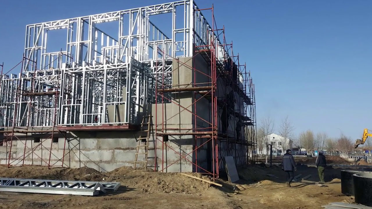 FAST сonstruction of a frame house according to the "Double frame ...