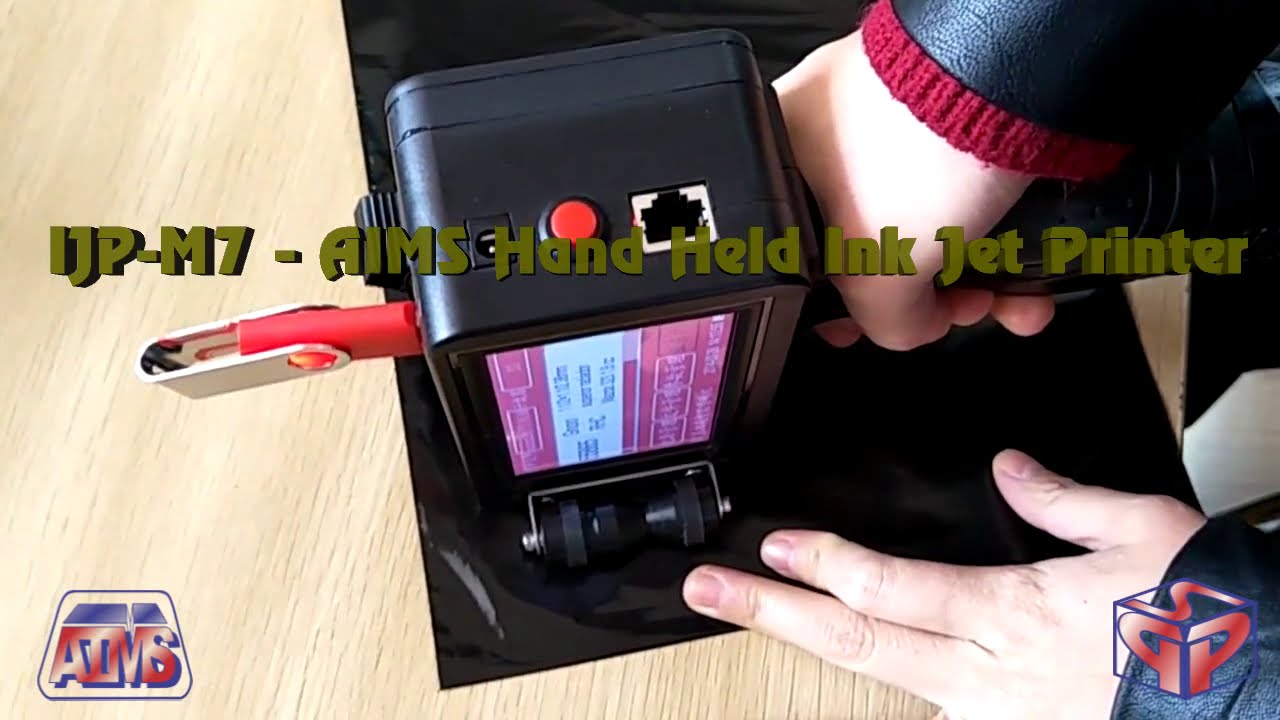 IJP M7 - AIMS Hand Held Non Contact Ink Jet Printer info@coding-india ...