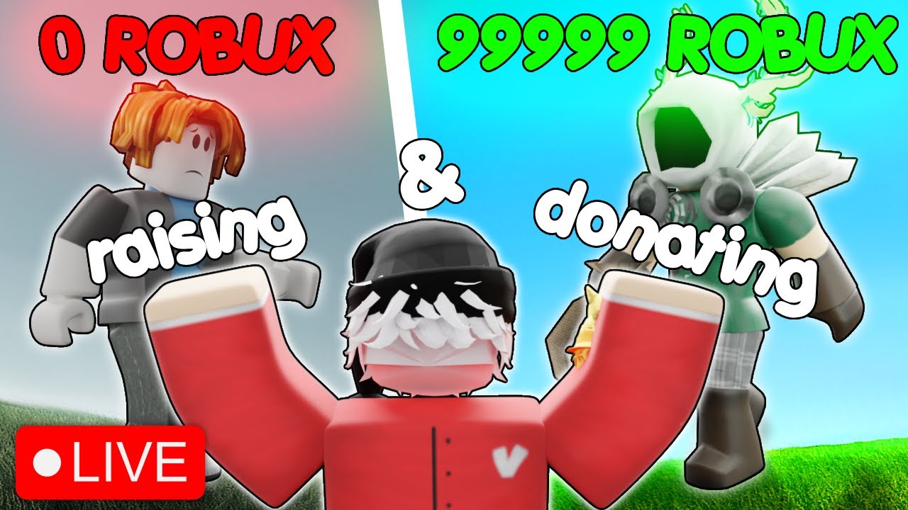 🔴 PLS DONATE 🔴 | 🎄DONATING VIEWERS ROBUX Goal 1.3M 🎄|🎉100 ROBUX ...