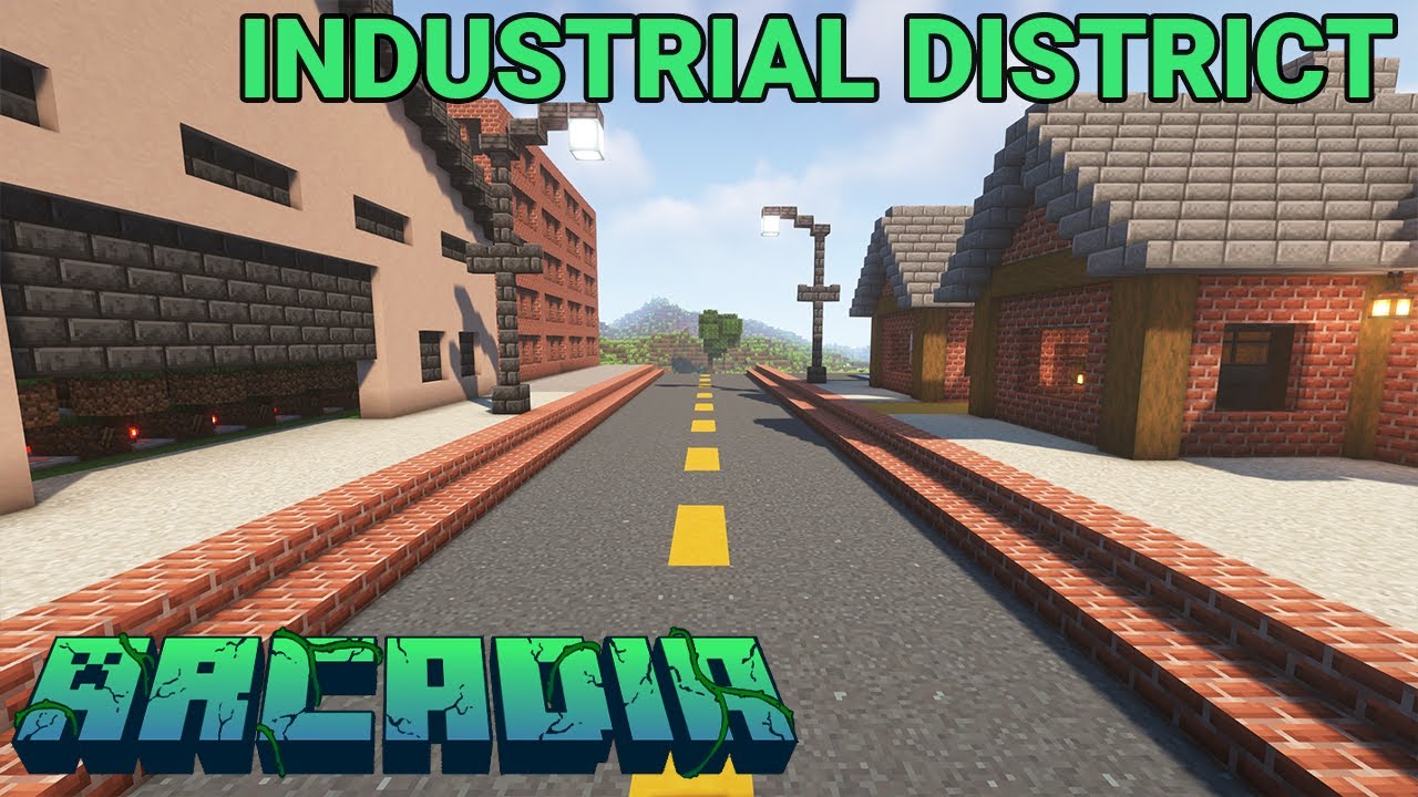 Industrial District - Minecraft 1.19 - Arcadia Season 1 Episode 8 - YouTube