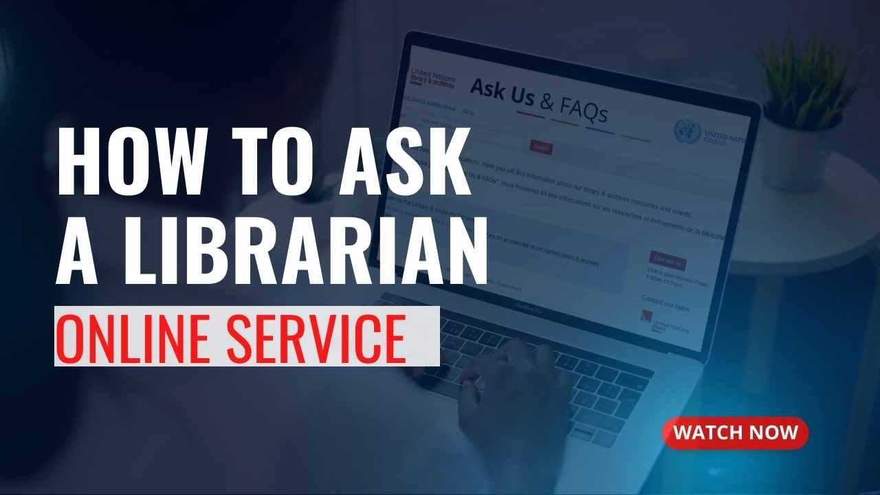 ASK A LIBRARIAN- ONLINE SERVICE - YouTube