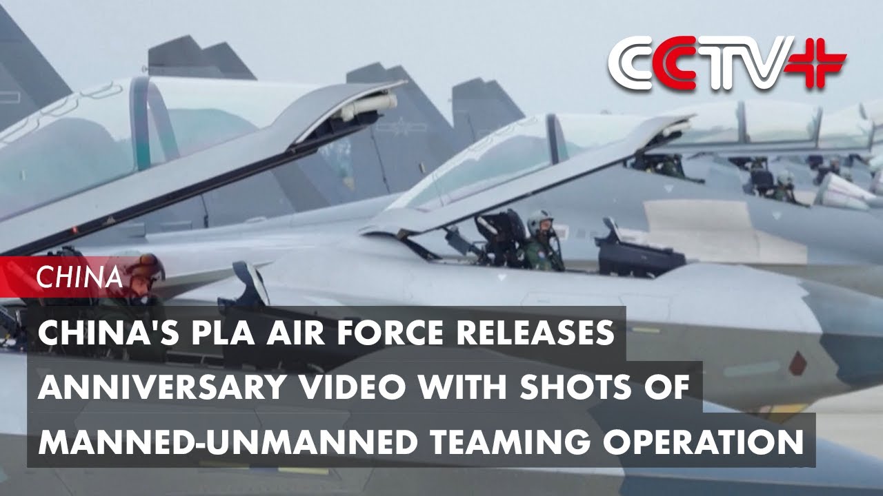 China's PLA Air Force Releases Anniversary Video with Shots of Manned ...