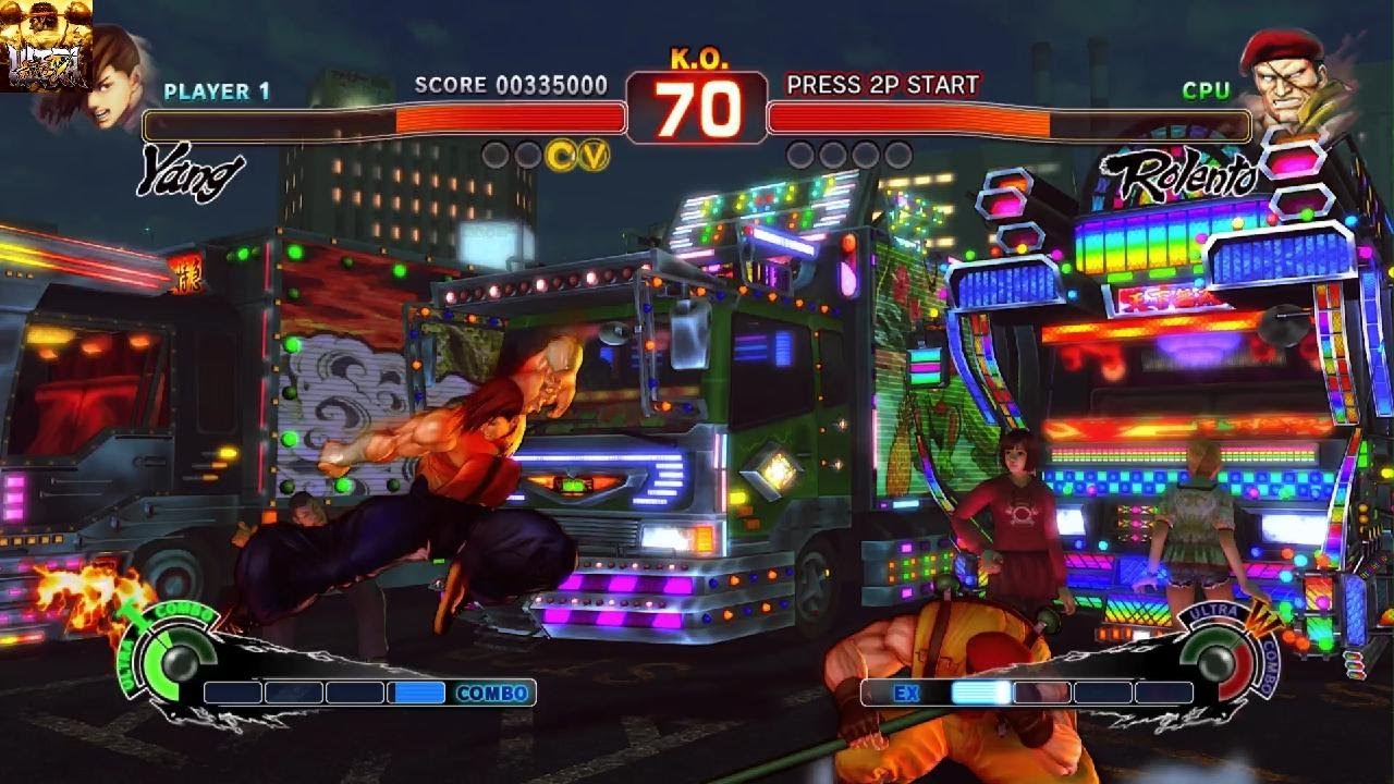 ULTRA STREET FIGHTER IV Yang arcade gameplay hardest difficulty - YouTube