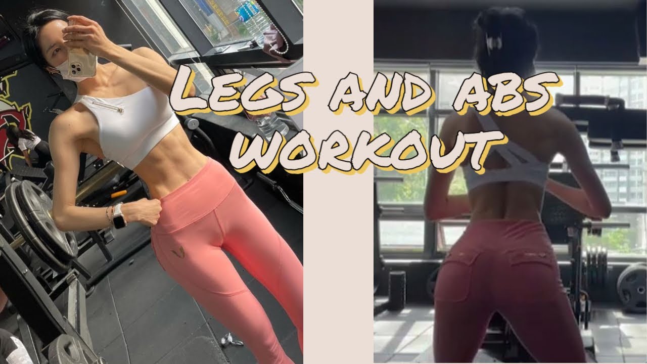 Legs and abs training day plus body check. - YouTube