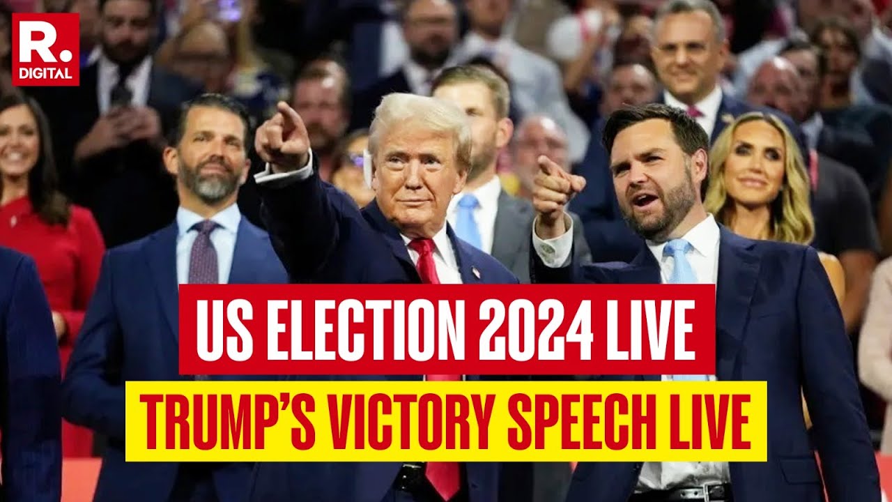 Trump’s Victory Speech LIVE: America Elects Trump As 47th President ...