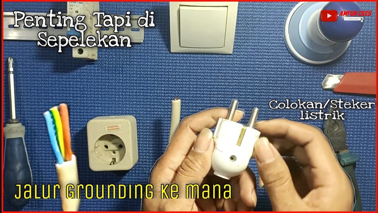 CARA PEMASANGAN KABEL di COLOKAN LISTRIK YANG BENAR | INSTALASI KABEL ...