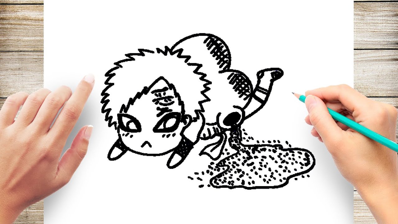 How To Draw Gaara Chibi