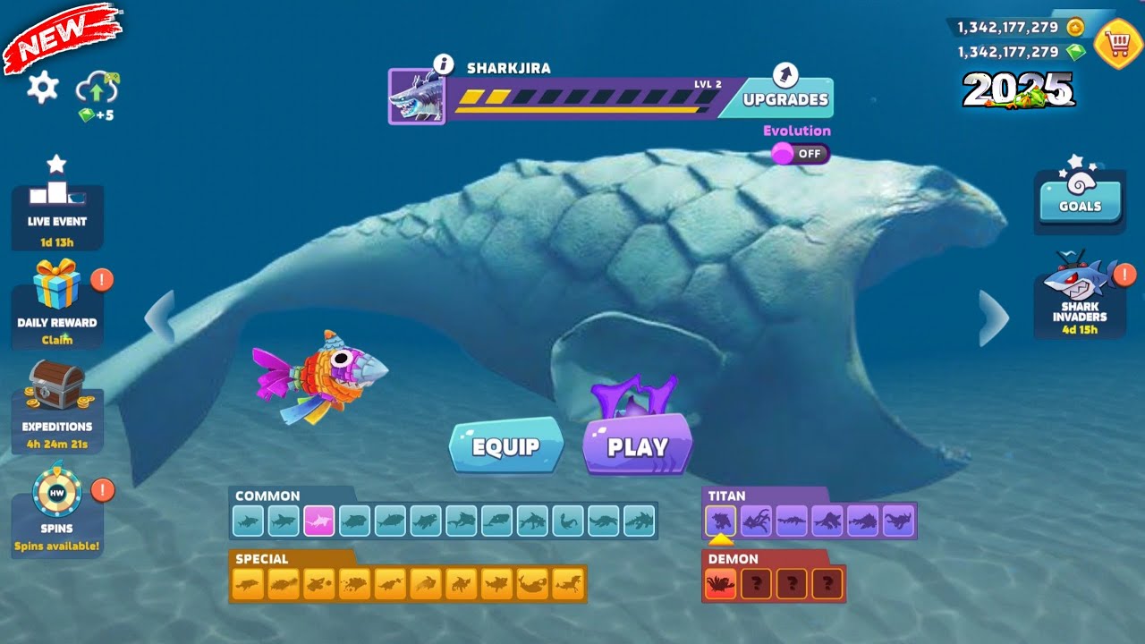 ALL SHARKS UNLOCKED NEW SHARK COMING SOON - Hungry Shark Evolution 13.2 ...