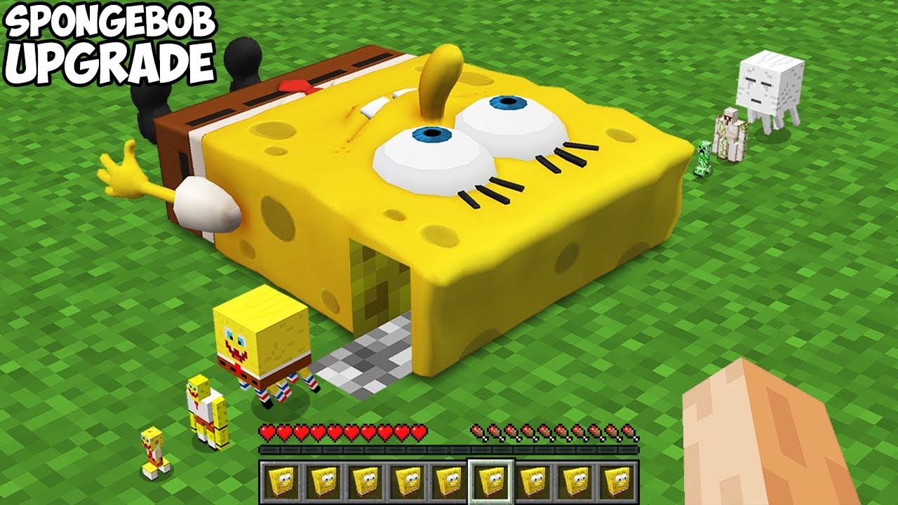 Why did I TRANSFORM ALL MOBS INTO SPONGEBOB MOBS in Minecraft ...