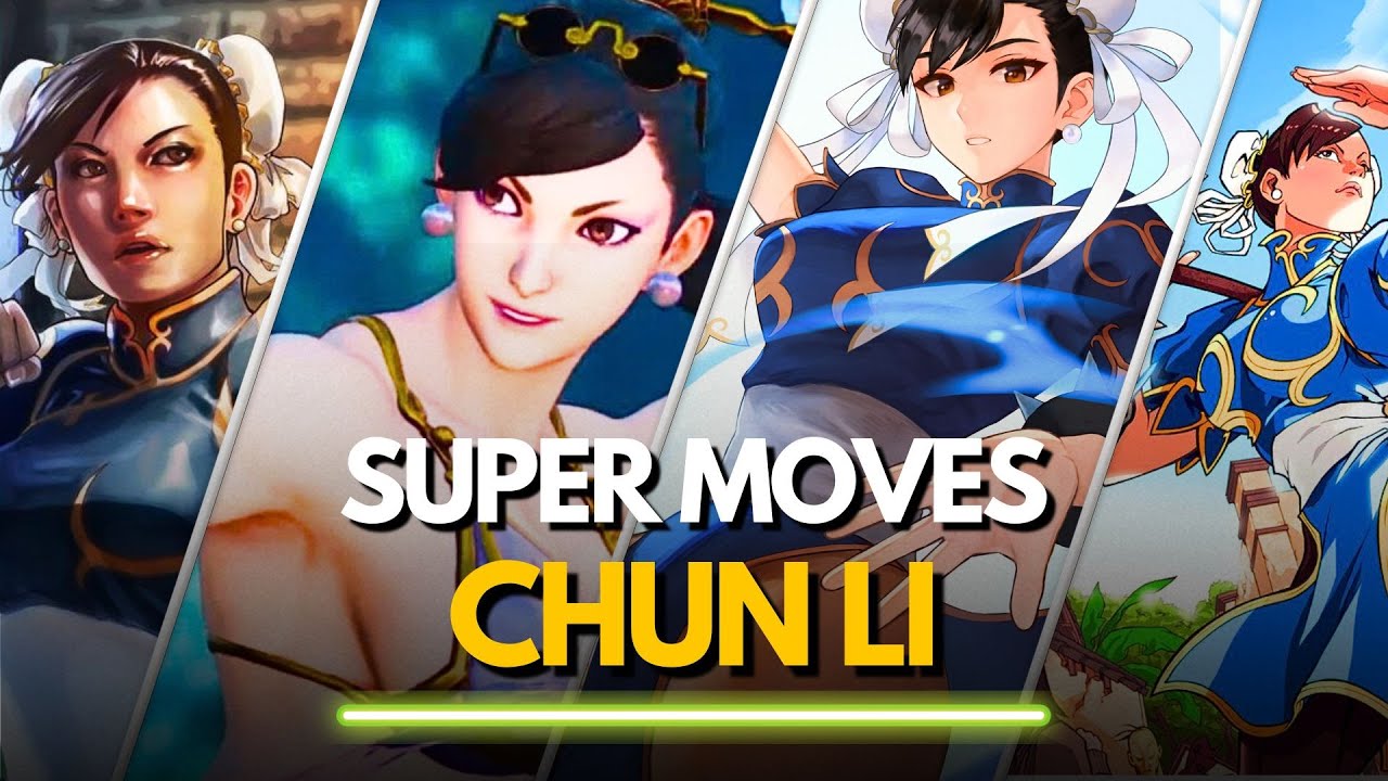 The Evolution of Chun-Li’s Super Moves in Street Fighter Games (1991 ...
