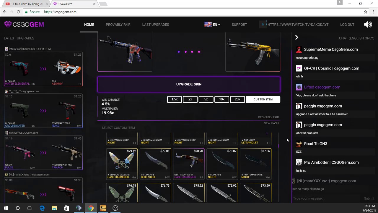 CSGO Gem ~Key to a Knife - YouTube