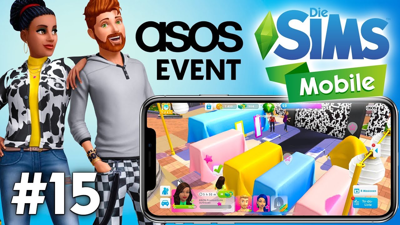 Let's Play Die Sims Mobile #15 | ASOS Mode Events & Yoga Hobby - YouTube