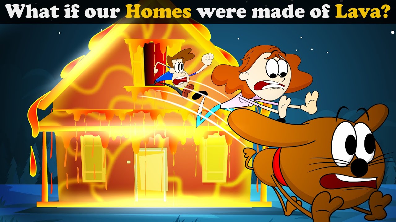 What if our Homes were made of Lava? + more videos | #aumsum #kids # ...
