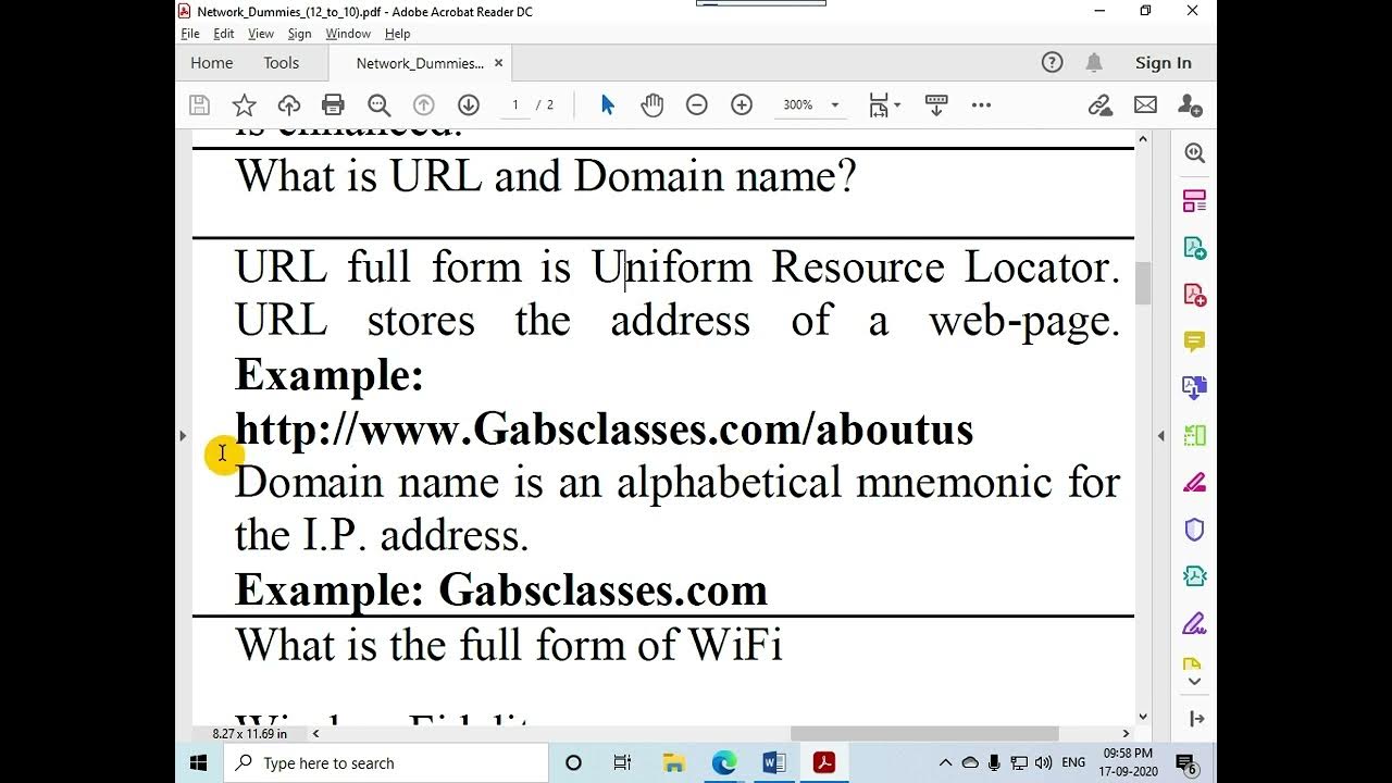 roypaulmca: URL, its parts and full for WiFi - YouTube