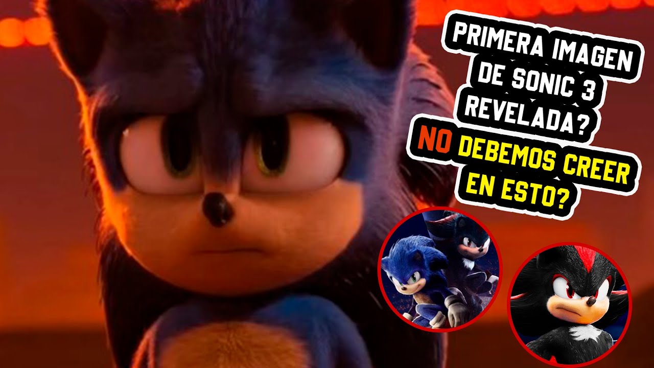 ¡PRIMERA IMAGEN de SONIC 3 REVELADA! ¿Es REAL o FAKE? - YouTube