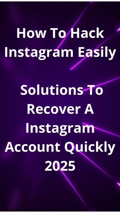 Hack Instagram Account Without Software Here's how to recover your ...