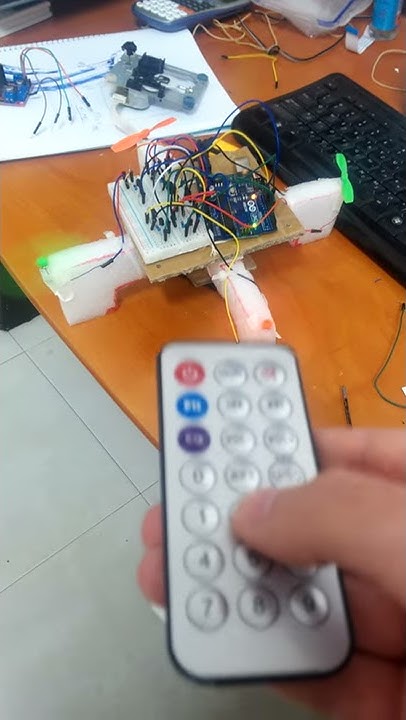 quadcopter arduino IR - YouTube