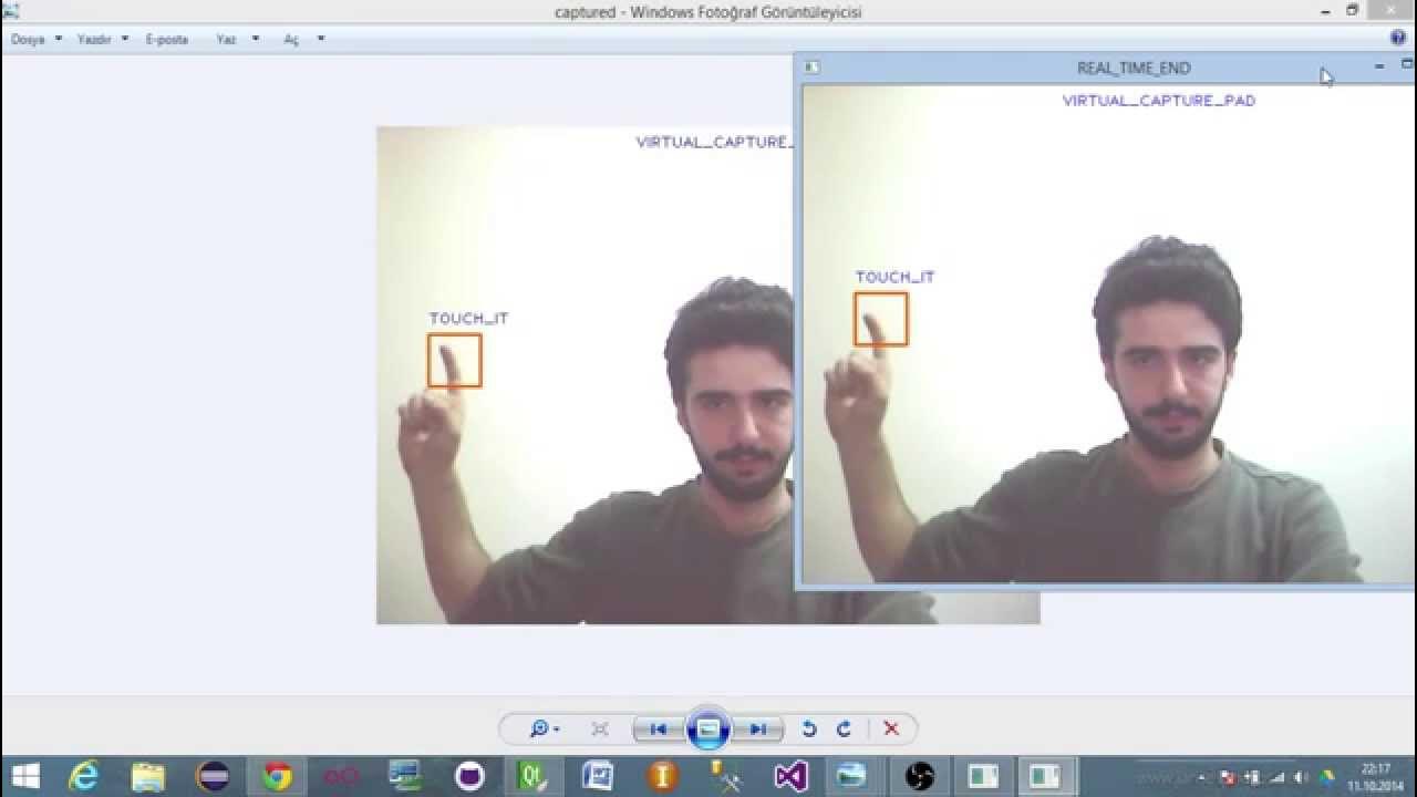 OpenCV Virtual Capture - YouTube