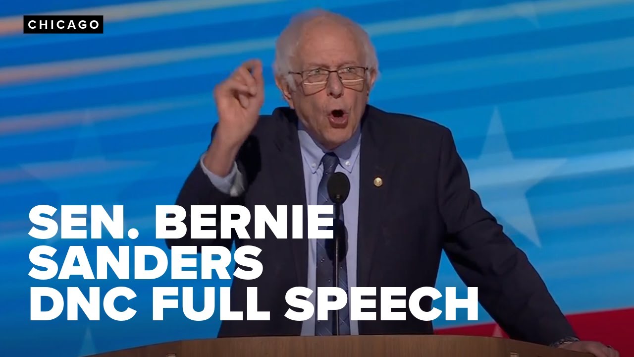 DNC Night 2 Sen. Bernie Sanders full speech - YouTube