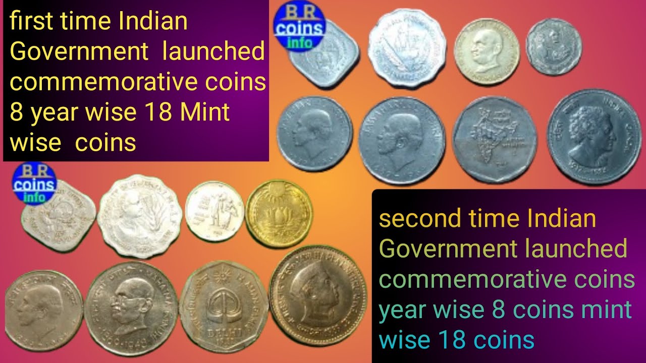 commemorative coins | year wise 16 mint wise 36 coins | collectible ...
