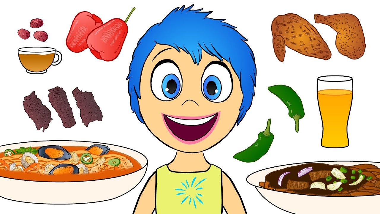 Disney's Inside Out Joy ASMR mukbang animation - YouTube