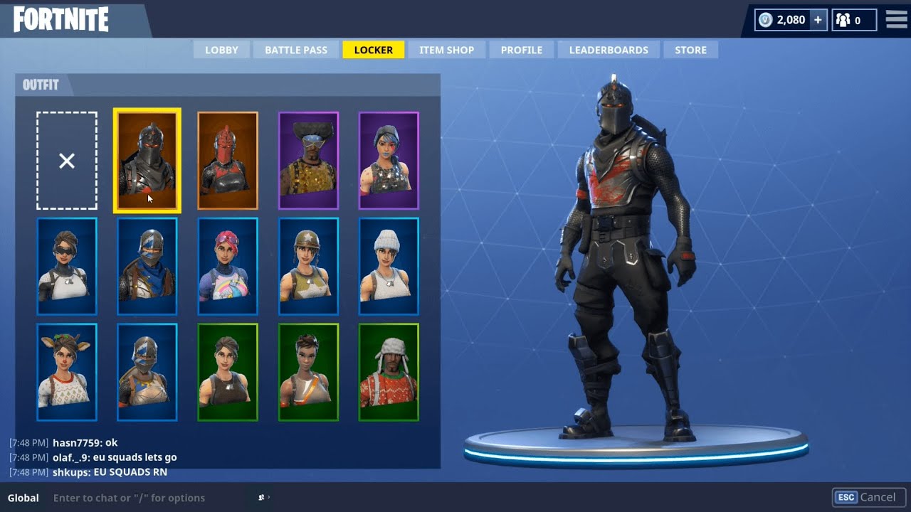 Fortnite Full Locker Tour (Chapter 1 Season 2) - YouTube