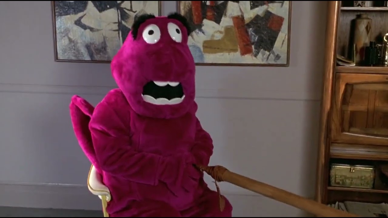 Barney the Dinosaur is killed by an Eskimo - Mafia! Scene. (1998) - YouTube