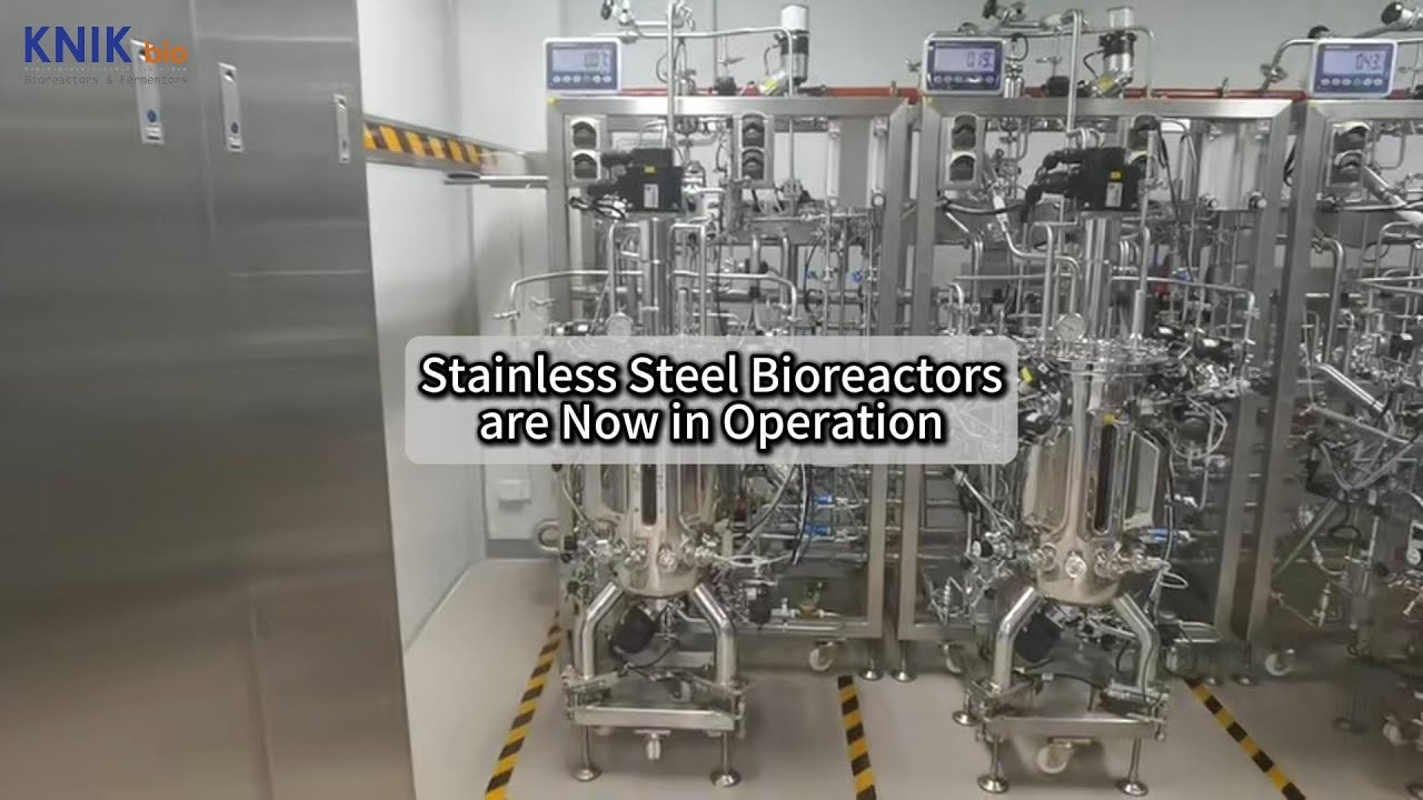 KNIKbio: Stainless Steel Bioreactors Now Operational! - YouTube