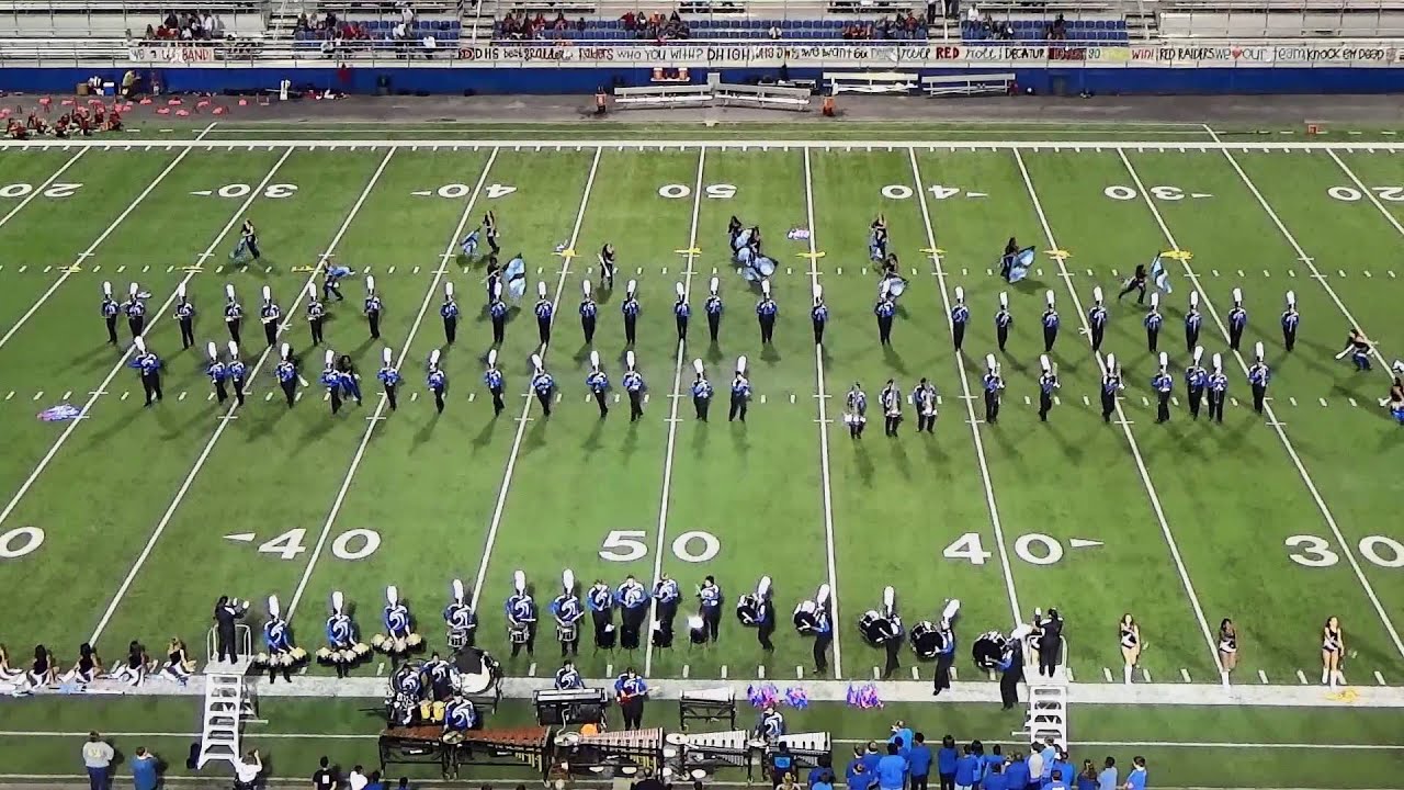 Florence Falcons Big Blue Marching Band 10-23-15 - YouTube