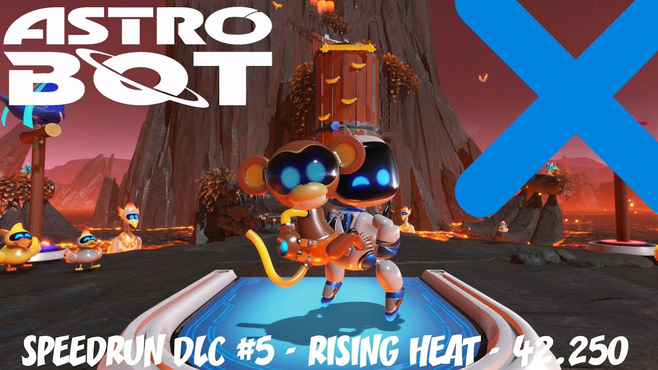 Astro Bot Speedrun DLC - Rising Heat! (42.250) - YouTube