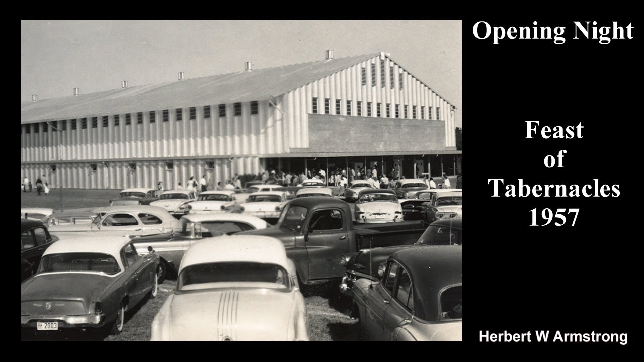 Feast of Tabernacles - Opening Night Service - Herbert W Armstrong ...