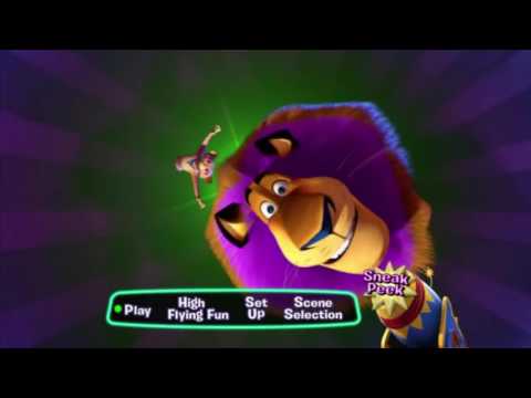 Madagascar 3: Europe's Most Wanted MENU DVD HD (2012)