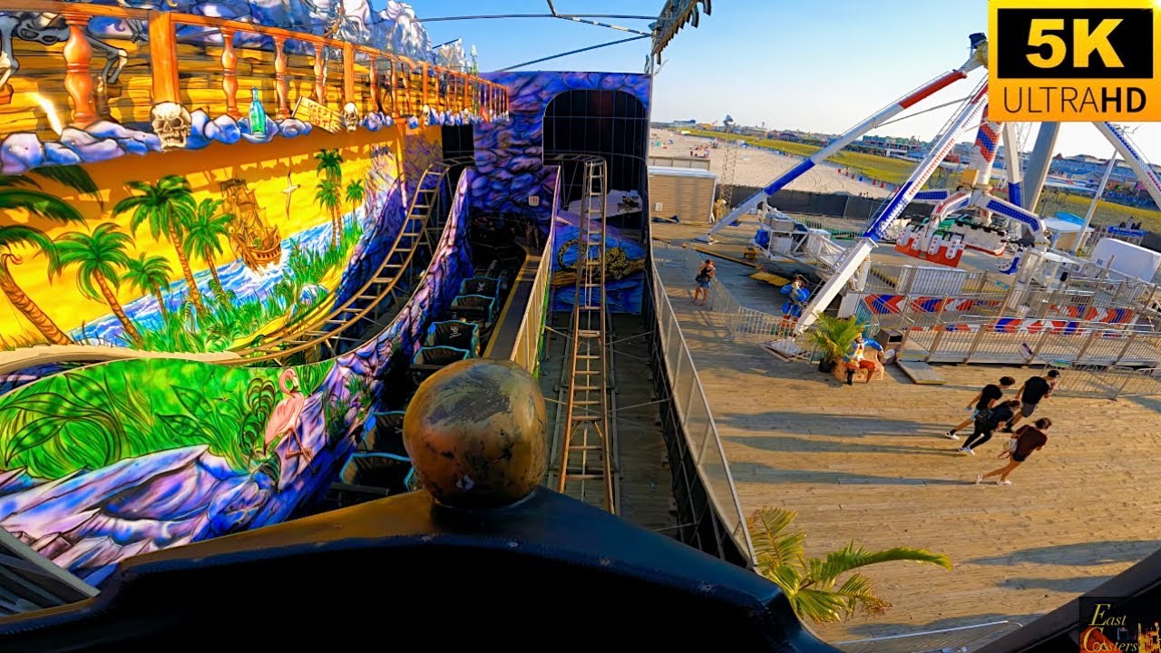 Pirates Hideaway POV 5K Front Row Casino Pier Seaside Heights, NJ - YouTube