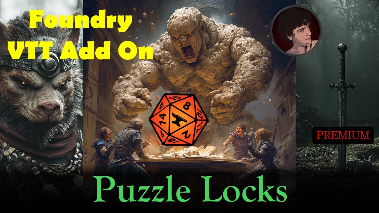Foundry VTT - V12 - Add on: Puzzle Locks by Ripper93 - YouTube