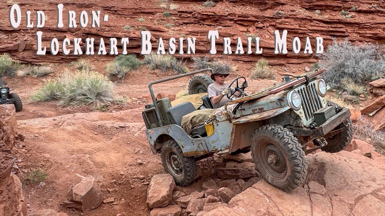 Vintage Iron on Moab's Lockhart Basin Trail - Easter Jeep Safari Week ...