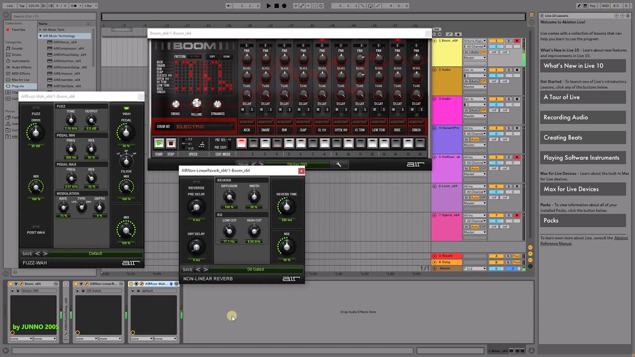 Ableton live 10 + Air Plugins Box - YouTube