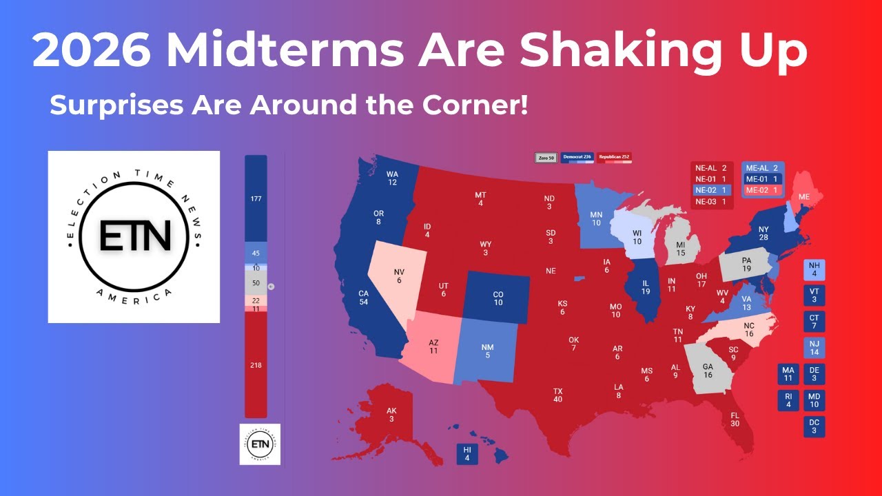 The Republicans GAINING? 2026 Midterms Overview - June 20 2025 - YouTube