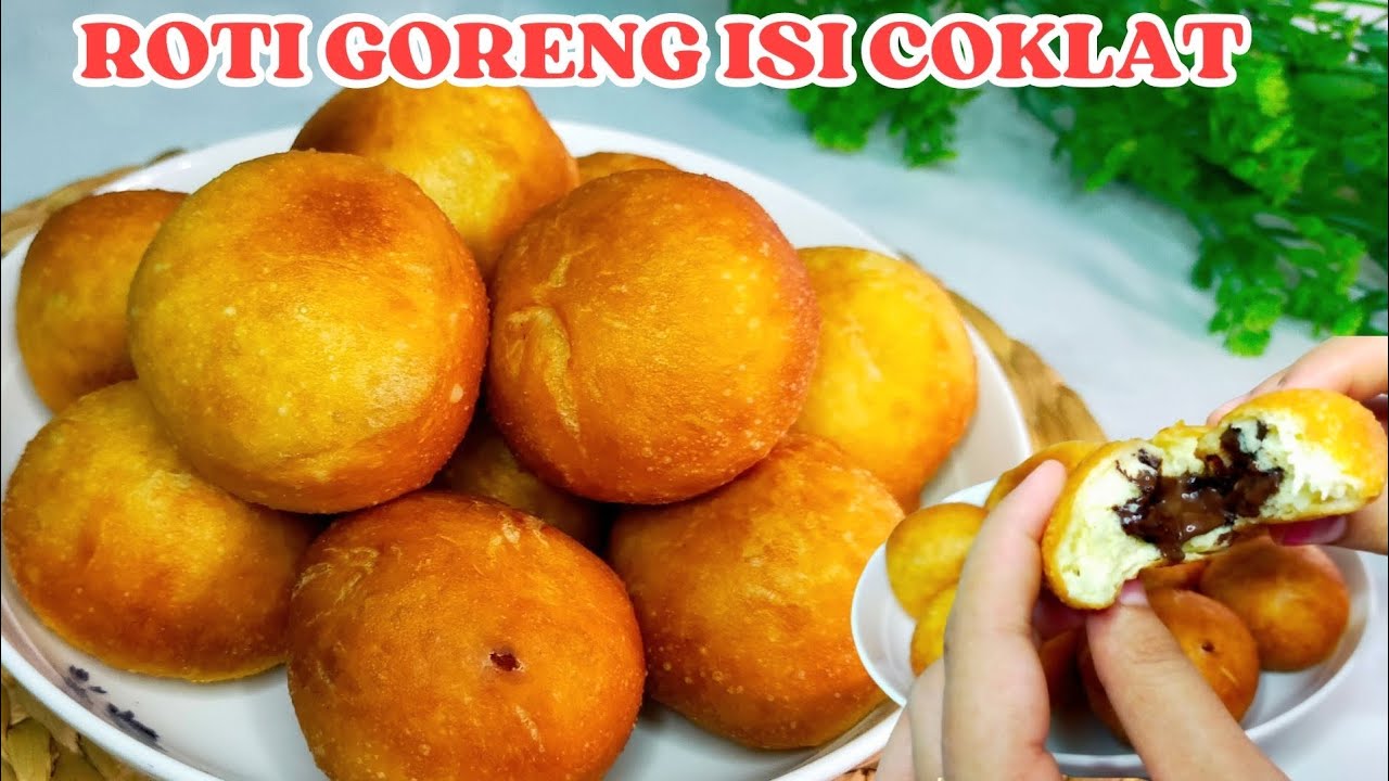 ROTI GORENG ISI COKLAT LUMER| TAKARAN SENDOK BIKINNYA MUDAH - YouTube