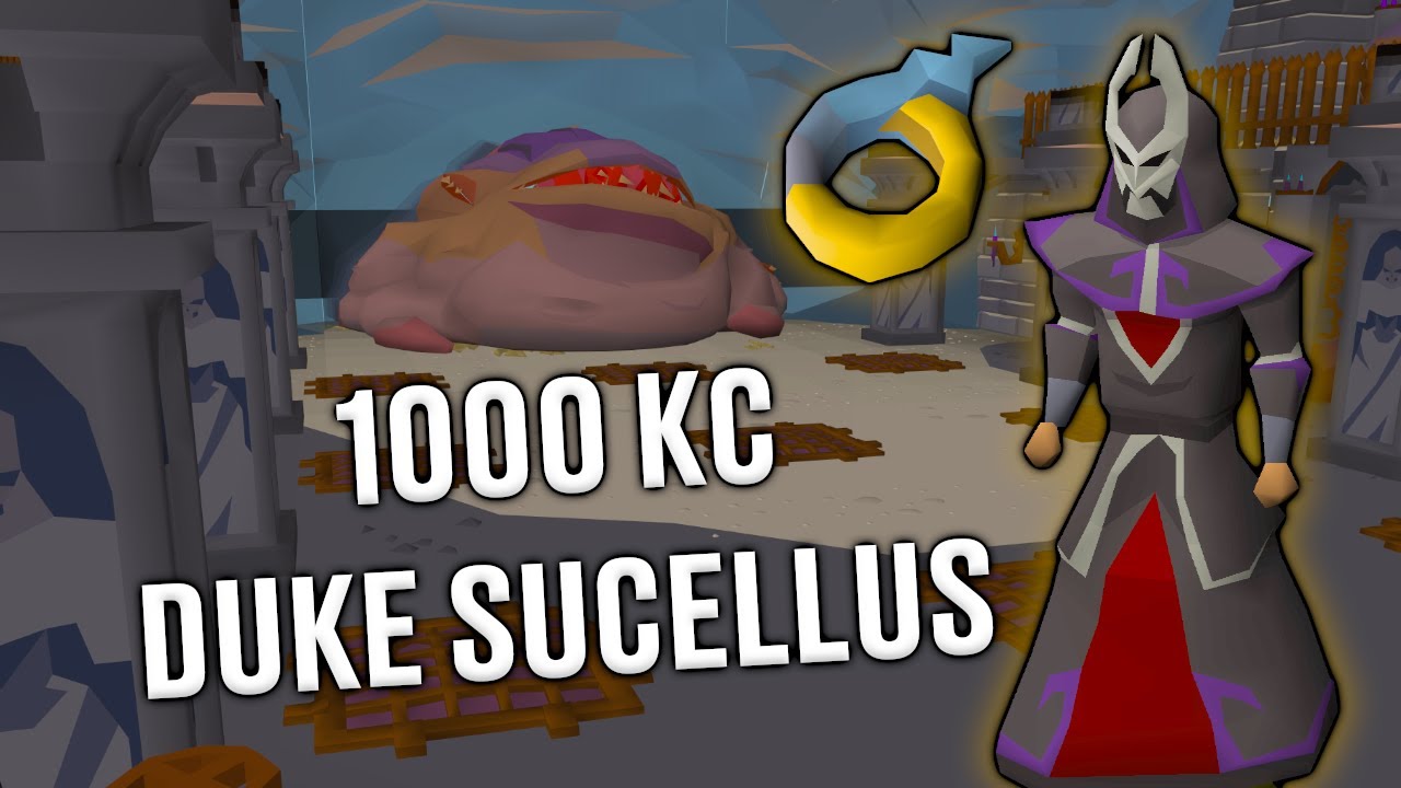 I Got 1013 KC At Duke Sucellus, Then Jagex Changed it - YouTube