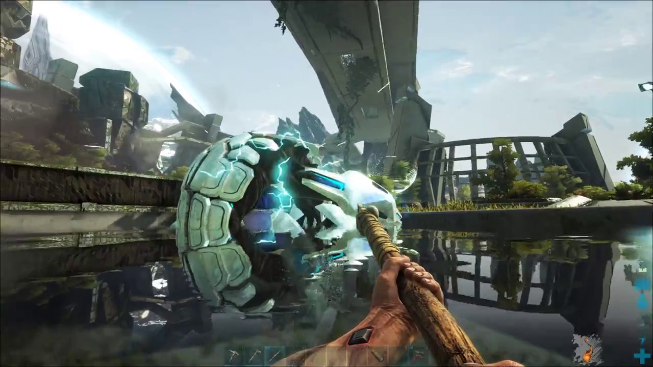 Ark: Extinction - First reaction - Killing Defense Unit - YouTube