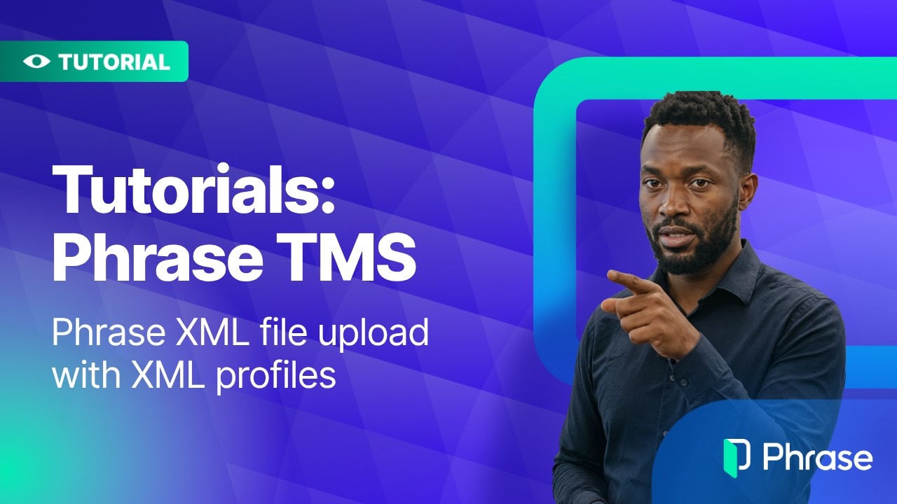 Phrase XML file upload with XML profiles - YouTube